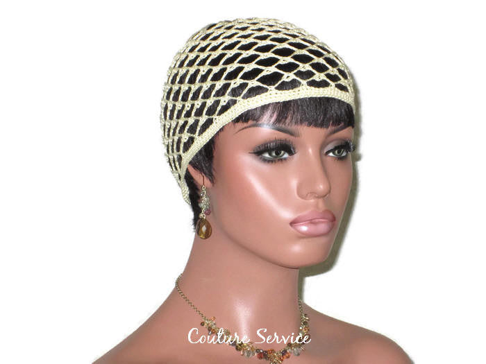 Handmade Open Lace Cloche, Pale Yellow – Couture Service