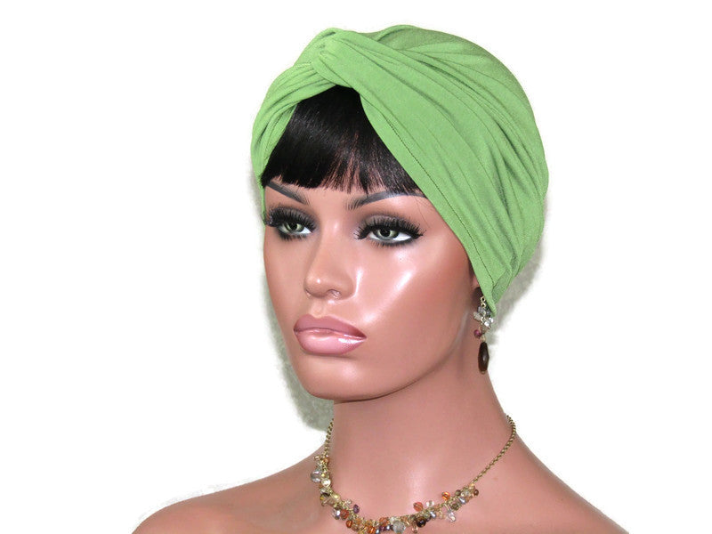 Handmade Green Twist Turban, Olive – Couture Service