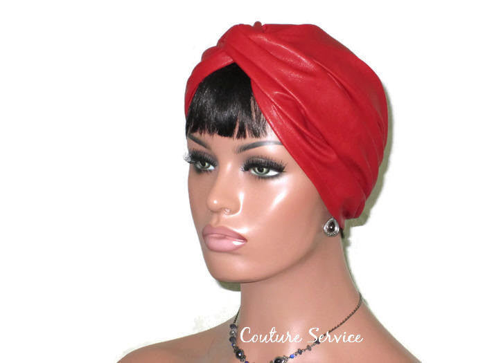 Handmade Leather Turban, Red – Couture Service