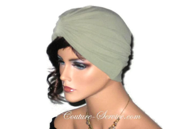 Handmade Green Single Knot Turban, Sage – Couture Service